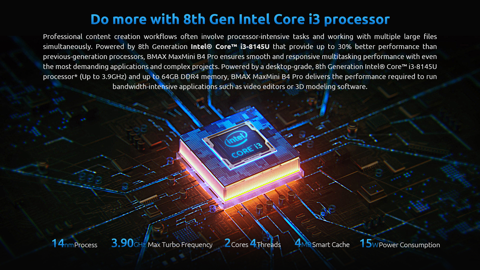 Slim & Professional mini PC B4 Pro For Business/Gaming - Buy B4 Pro ...